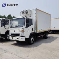 China Sinotruk 4x2 Refrigerator Truck 5 Ton Freezer Cooling Truck For Live Fish Transport for sale