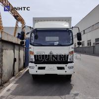 China New Sinotruk Howo 4*2 6 Wheels 8ton Light Cargo Transportation Van Trucks for sale