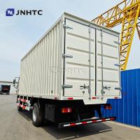 China Brand New Howo 4X2 8ton Light Van Container Cargo Truck for sale