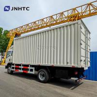 China Brand New Howo 4X2 8ton Light Van Container Cargo Truck for sale