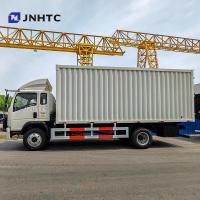 China Brand New Howo 4X2 8ton Light Van Container Cargo Truck for sale