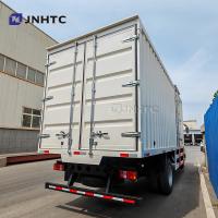 China Brand New Howo 4X2 8ton Light Van Container Cargo Truck for sale