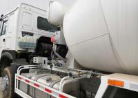 China White 10CBM Concrete Mixer Truck , RHD 10 Wheels Concrete Mixer Pump Truck for sale
