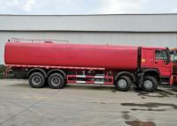 China Potable Water Tanker Trucks / Bulk Powder Transport Euro II Standard 32 Tons Loading for sale