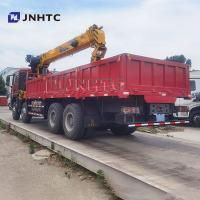 China Factory Price SINOTRUK HOWO TX 371HP 20Ton CargoTruck Mounted Straight Boom Crane for Sale for sale