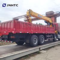 China Factory Price SINOTRUK HOWO TX 371HP 20Ton CargoTruck Mounted Straight Boom Crane for Sale for sale