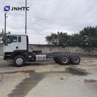 China New HOWO TX Cargo Chassis 6X4 371hp Heavy Duty 10-Wheel Dump Truck Chassis for sale
