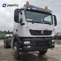 China New HOWO TX Cargo Chassis 6X4 371hp Heavy Duty 10-Wheel Dump Truck Chassis for sale