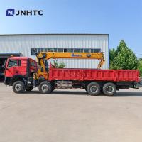 China Howo TX Cargo Truck Mounted Crane 8x4 12ton To 20 Ton Straight Arm Crane  Truck for sale