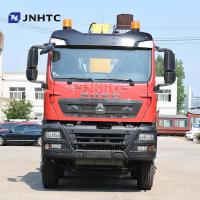 China Howo TX Cargo Truck Mounted Crane 8x4 12ton To 20 Ton Straight Arm Crane  Truck for sale