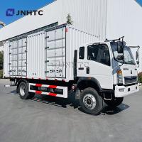 China New HOMAN 6 Wheel 5-8ton Van Box Type Cargo Truck Diesel with Yuchai Engine Side Door Opening for sale