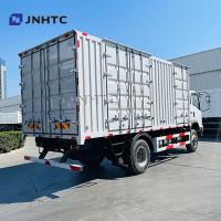 China New HOMAN 6 Wheel 5-8ton Van Box Type Cargo Truck Diesel with Yuchai Engine Side Door Opening for sale