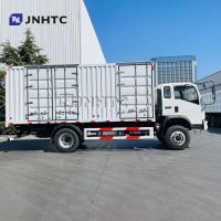 China New HOMAN 6 Wheel 5-8ton Van Box Type Cargo Truck Diesel with Yuchai Engine Side Door Opening for sale