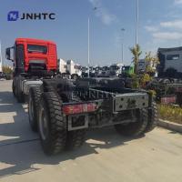 China HOWO TX 8X4 Tipper Truck Chassis 400HP 12 Wheels Blue Dump Truck Chassis for sale