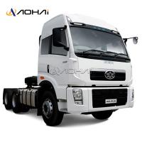 China New FAW J5P 6x4 Euro 2 Tractor Truck Automatic Transmission Air Suspension Left High Top Wraparound Trailer Head Truck Skylight for sale