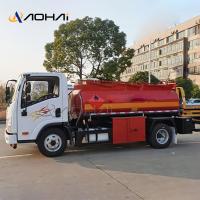 China FAW 4X2 5000 Liters Capacity Fuel Tank Truck for Oil Storage for sale