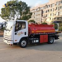 China FAW 4X2 5000 Liters Capacity Fuel Tank Truck for Oil Storage for sale