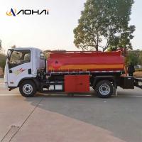 China FAW 4X2 5000 Liters Capacity Fuel Tank Truck for Oil Storage for sale