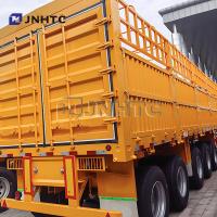 China 5 Axle Fence Semi Trailer Bulk Cargo Transport Semi Trailer Truck for Sale for sale