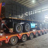 China 3 Axles Transporting Van Semi Trailer Aluminum Steel 30 Ton Van Box Trailer Van Cargo Truck Box Semi Trailer with Side Open Door for sale
