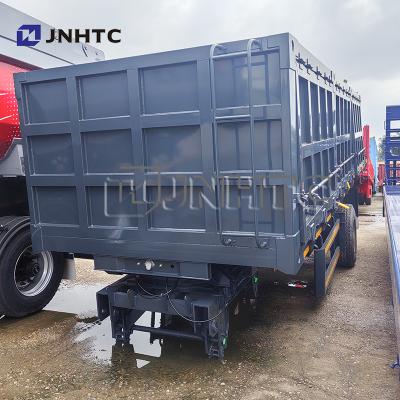 China 3 Axles Transporting Van Semi Trailer Aluminum Steel 30 Ton Van Box Trailer Van Cargo Truck Box Semi Trailer with Side Open Door for sale