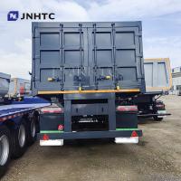 China 3 Axles Transporting Van Semi Trailer Aluminum Steel 30 Ton Van Box Trailer Van Cargo Truck Box Semi Trailer with Side Open Door for sale
