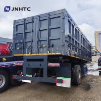 China 3 Axles Transporting Van Semi Trailer Aluminum Steel 30 Ton Van Box Trailer Van Cargo Truck Box Semi Trailer with Side Open Door for sale