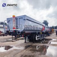 China Hot Sale 3 Axles U-shaped Bucket Dump Semi -Trailer with air Suspension 30 Tons Tipper Semi Trailer for Africa for sale