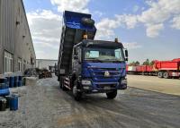 China Blue 371 Horse Power Tipper Heavy Duty Dump Truck for sale