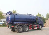 China 20CBM LHD 336HP Sewage Cleaning Truck With Time Saving Vacuum Pump for sale