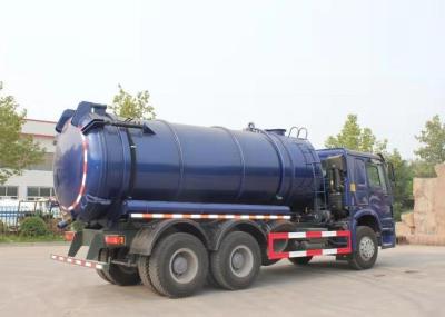 China 20CBM LHD 336HP Sewage Cleaning Truck With Time Saving Vacuum Pump for sale