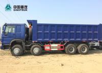 China Euro 2 371HP Heavy Load Truck 8x4 12 Tyre Front Lifting HOWO Tipper Truck for sale