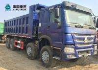 China Euro 2 371HP Heavy Load Truck 8x4 12 Tyre Front Lifting HOWO Tipper Truck for sale