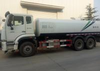 China Q345 HOWO Water Container Truck 6 X 4 336HP Euro II High Collision Resistance for sale