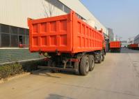 China 8x4 Heavy Duty Dump Truck Of HOWO7 Sinotruk , 12 Wheels 25M3 50 Ton Dump Truck for sale