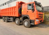 China SINOTRUK Heavy Duty Dump Truck , 8x4 Tipper Trucks Simple And Easy Operation for sale