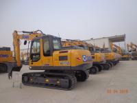 China Gold 8 Ton Micro Potato Digger Excavator Machine XE80 , Crawler Hydraulic Excavator for sale
