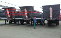 China Sinotruk Cimc 3 Axle Dump Trailer , Semi Trailer Truck For 40 50 60T Load Capacity for sale