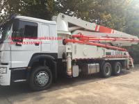 China 8 X 4 Truck Mounted Concrete Pump Truck Machine SINOTRUK HOWO Low Consumption for sale