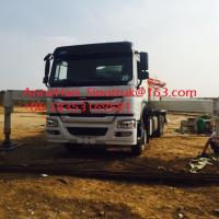 China 8 X 4 Truck Mounted Concrete Pump Truck Machine SINOTRUK HOWO Low Consumption for sale