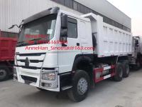 China White Color Sinotruk Howo7 Heavy Duty Dump Truck , 10 Wheeler 20 Tons 6x4 Tipper Truck for sale