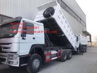 China White Color Sinotruk Howo7 Heavy Duty Dump Truck , 10 Wheeler 20 Tons 6x4 Tipper Truck for sale