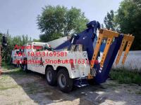 China 360 Degree Rotation Crane Wrecker Tow Heavy Cargo Truck For Broken Car Tow for sale