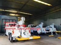 China 360 Degree Rotation Crane Wrecker Tow Heavy Cargo Truck For Broken Car Tow for sale
