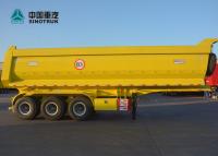 China CIMC 70 T 13M Dump Heavy Duty Semi Trailers 30M3 Capacity From HYVA Lifting for sale