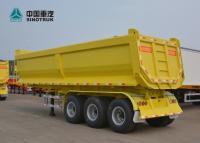 China CIMC 3 Axle 40CBM U Shape Rear Dump Trailer / Tip Trailer Long Service Life for sale