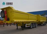 China CIMC 70 T 13M Dump Heavy Duty Semi Trailers 30M3 Capacity From HYVA Lifting for sale