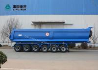 China High Strength Steel CIMC Semi Truck And Trailer 6 Axles 120 Tons In Blue for sale