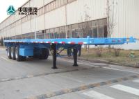 China 13T Loading Capacity Howo Flatbed Semi Trailer With Air Suspension for sale
