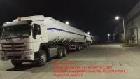 China 3 Axles 12 Wheels White Color Heavy Duty Semi Trailers 45000L Oil Tank Trailer for sale